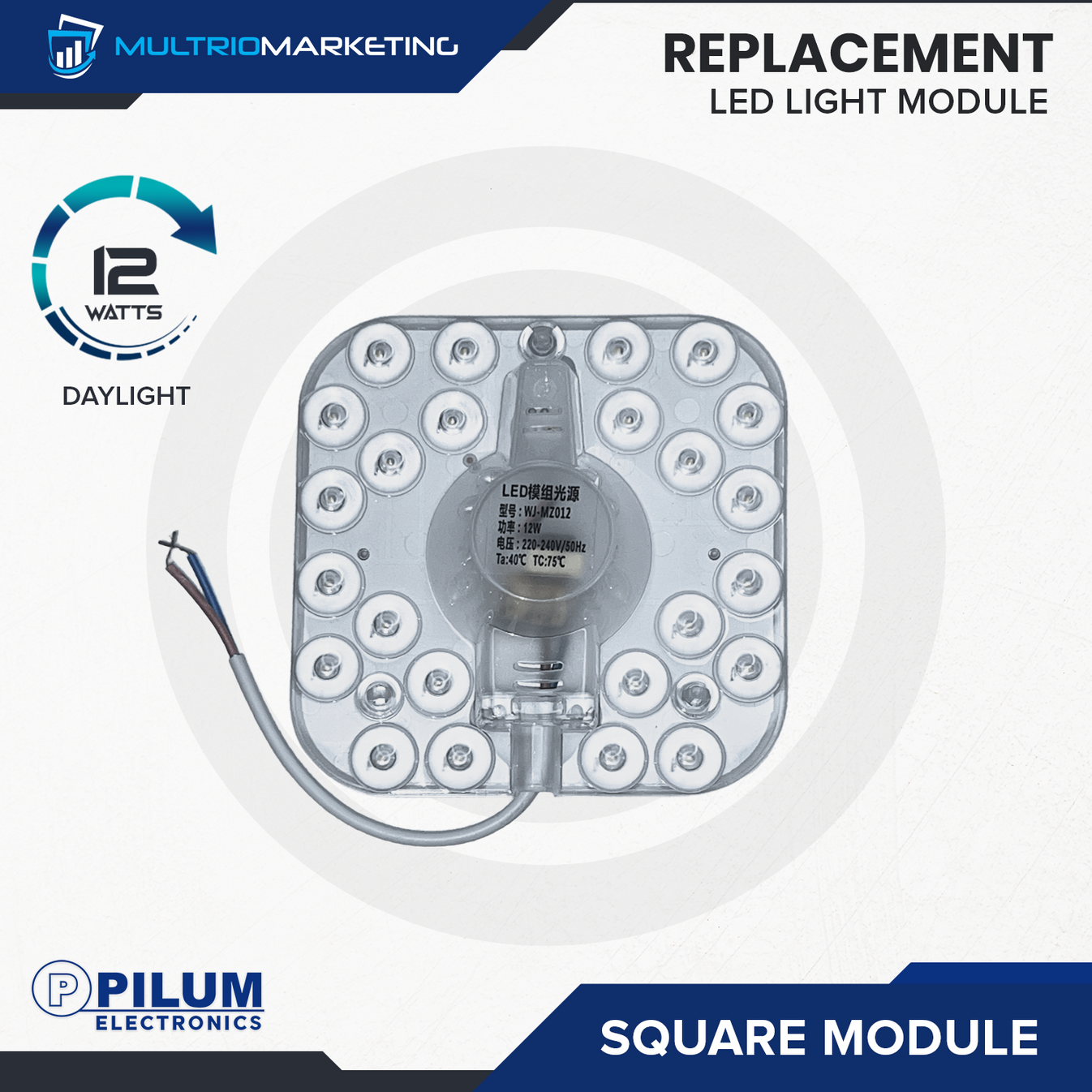 LED Module Replacement - Square – MULTRIO MARKETING