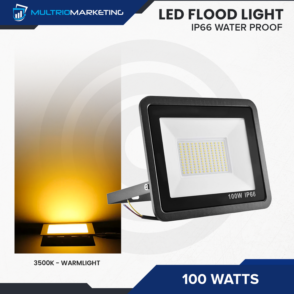 LED Flood Light - 100 Watts – MULTRIO MARKETING