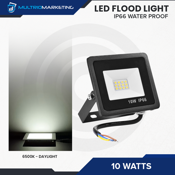 LED Flood Light - 10 Watts – MULTRIO MARKETING