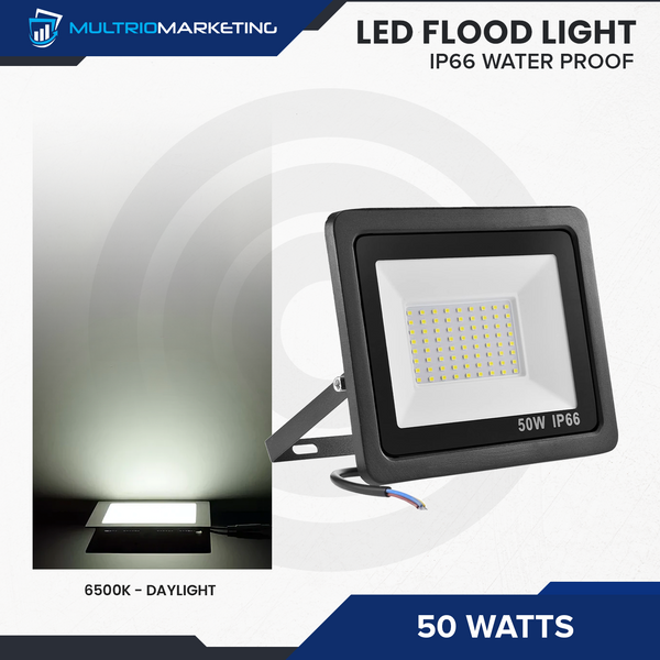 LED Flood Light - 50 Watts – MULTRIO MARKETING