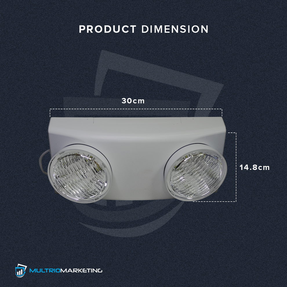 LED Emergency Light - Dual Optic 10W – MULTRIO MARKETING