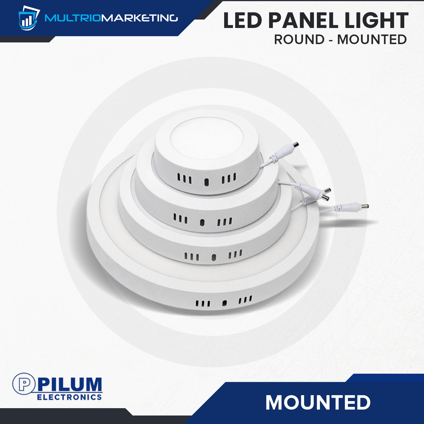 LED Panel Light - Surface Mounted - Round – MULTRIO MARKETING
